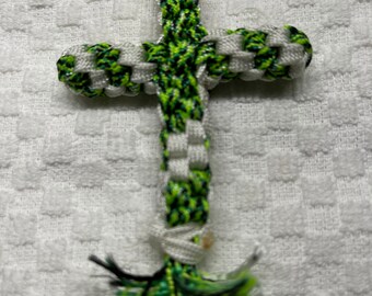 Paracord Cross Keychain - Etsy