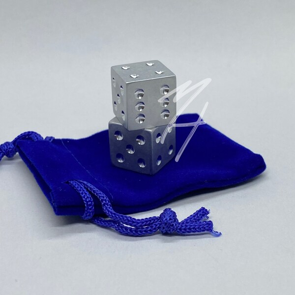 Solid Silver Dice - Etsy