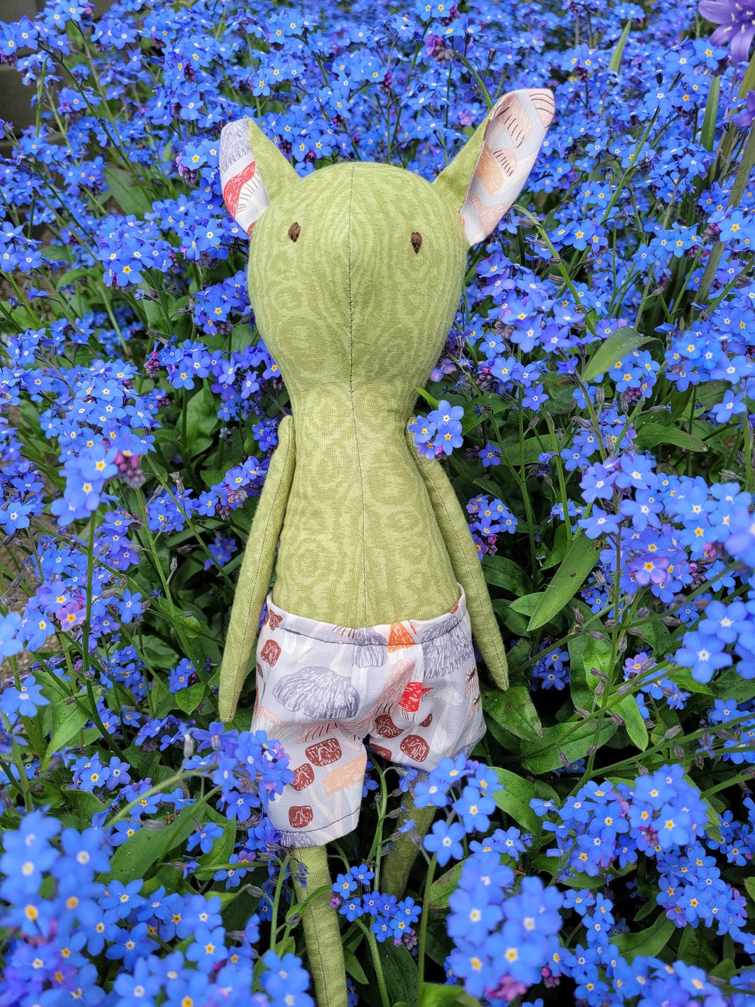 Nature Grey Mushroom Goblin Heirloom Doll 13 OOAK Goblincore Ragdoll - Etsy