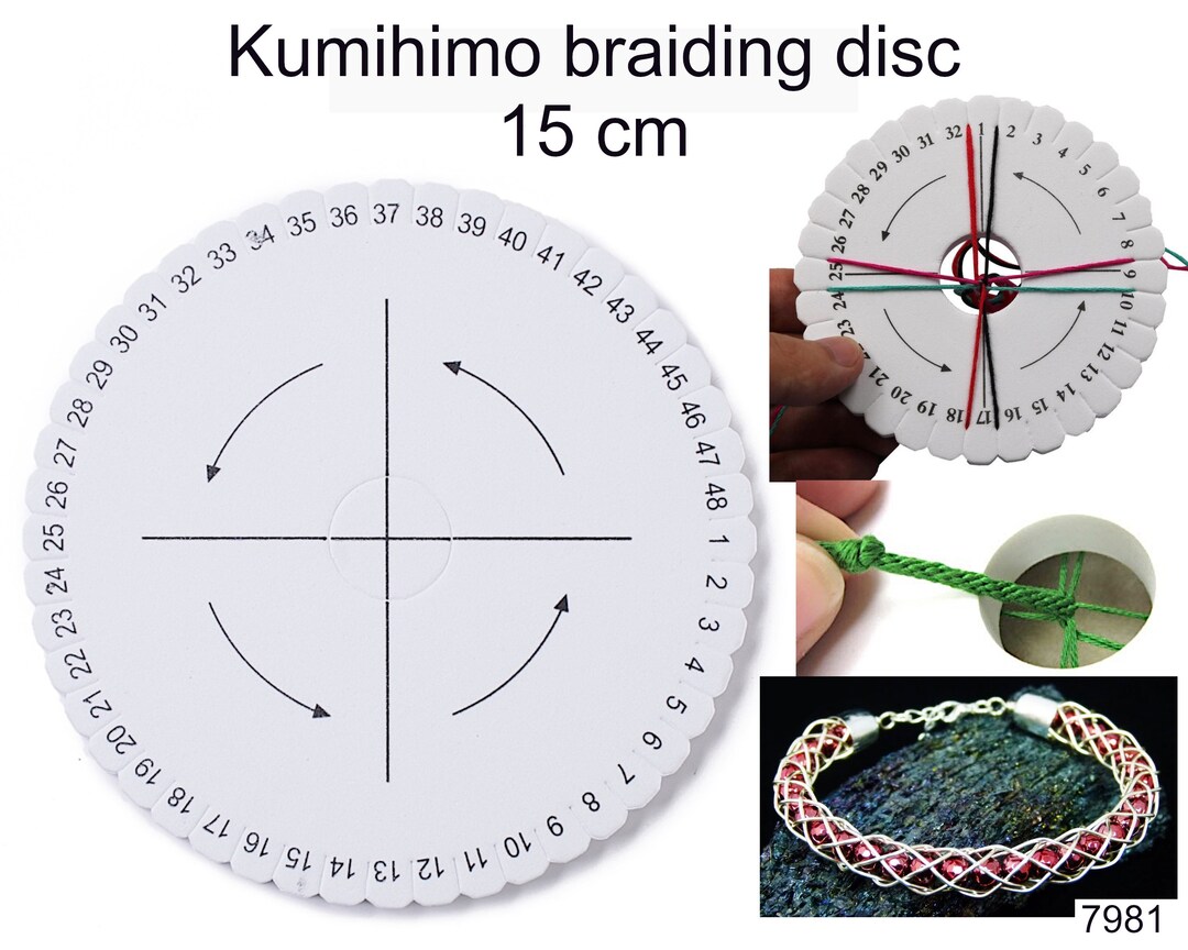 Kumihimo Weaving Disc Approx. 15 Cm - Etsy