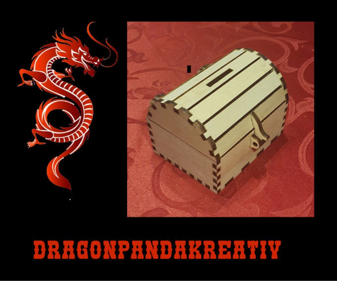 Money Box Chest, Treasure Chest, Jewelry Box, Box, Gift Wrap - Etsy