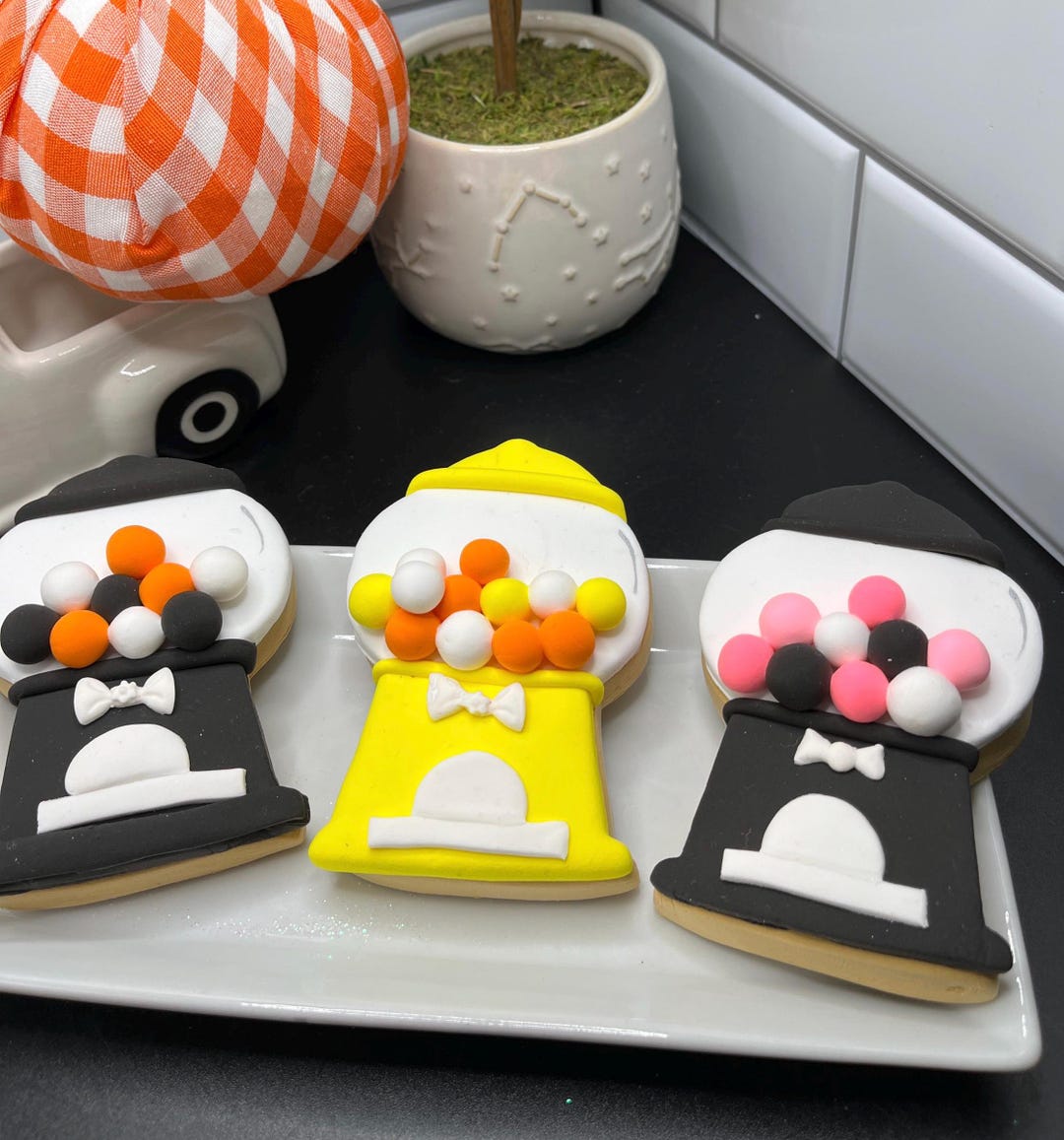 Fake Halloween Gumball Cookie | Halloween Cookie - Etsy