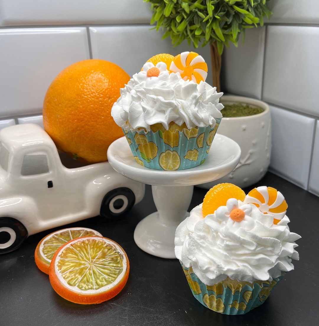 Faux Cupcake With Oranges as Embellishments - Etsy