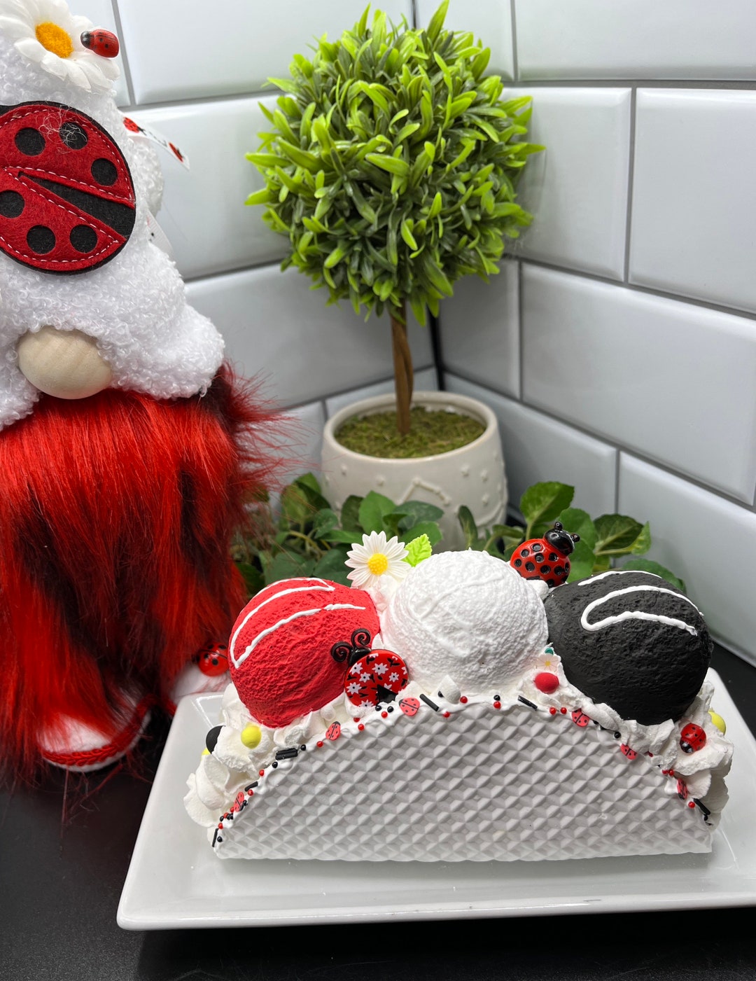 Faux Ladybug Large Dessert Taco - Etsy