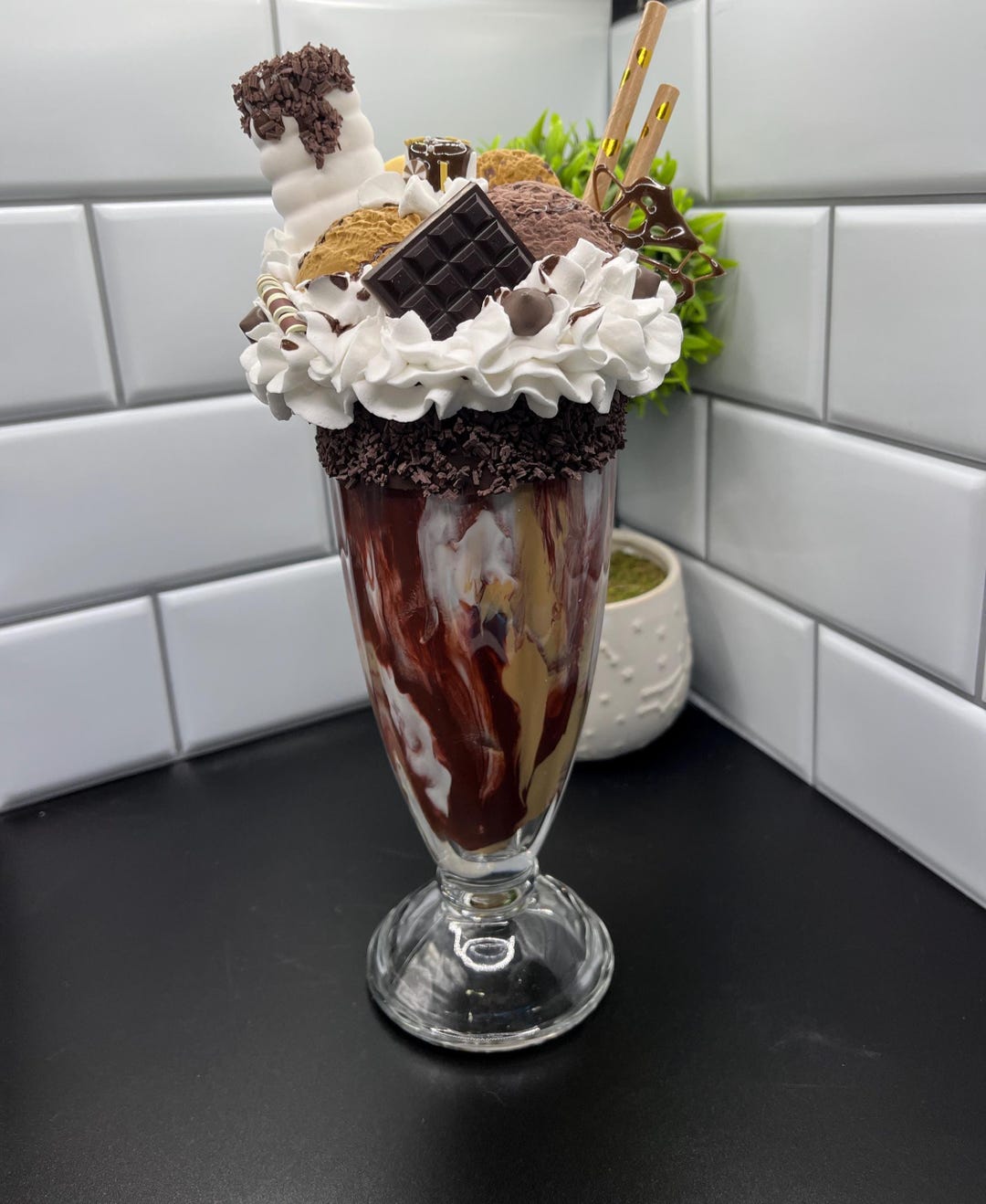 Faux Chocolate Milkshake | Faux Milkshake | Extreme Shake - Etsy