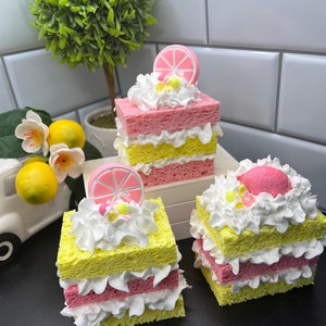 Faux Pink Lemonade Sponge Cake - Etsy