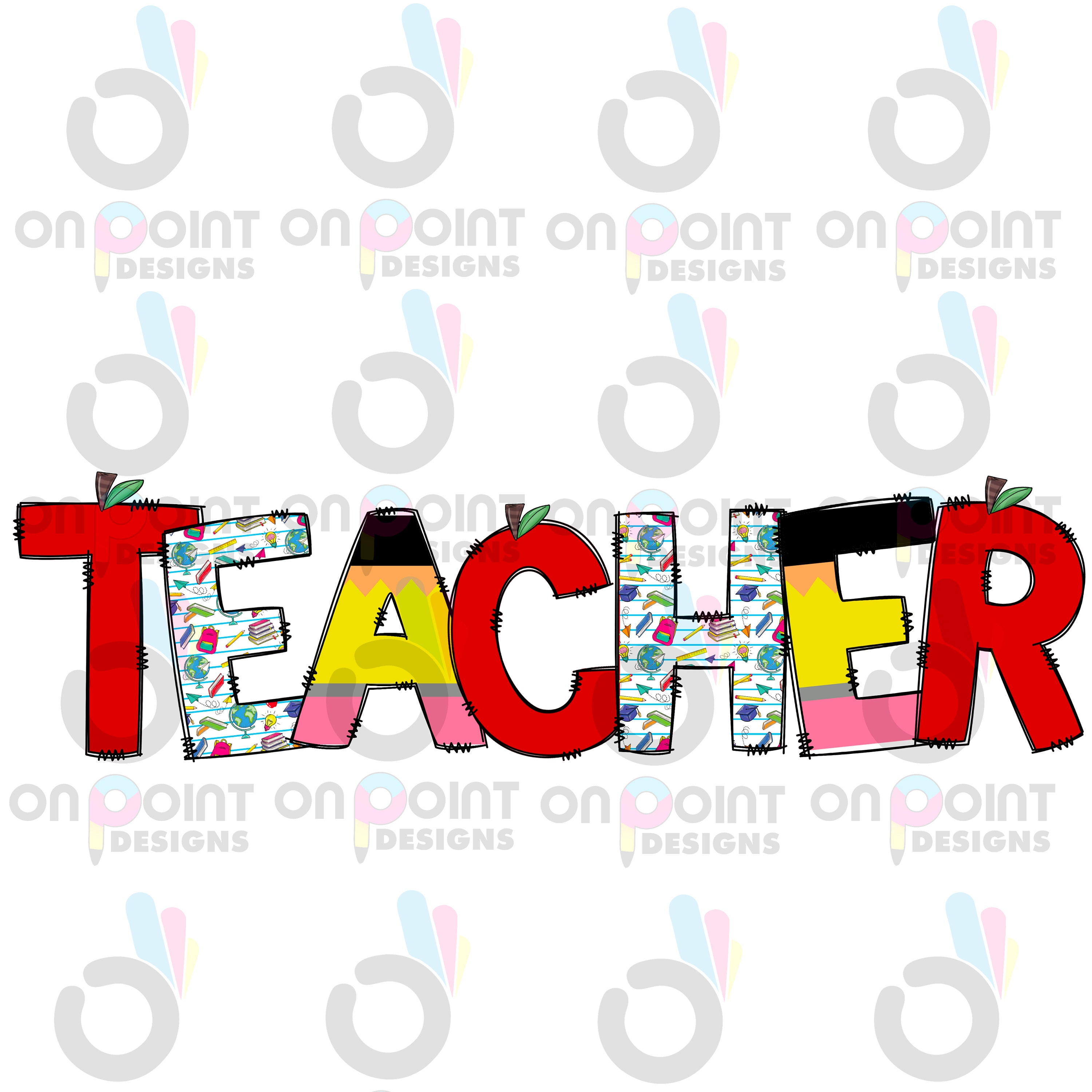 Teacher Sublimation Png Digital Design - Etsy