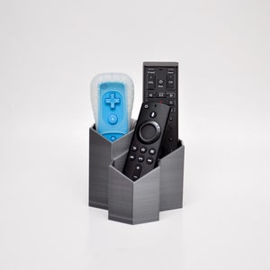 3 Pocket Remote Control or Eye Glasses Holder Caddy | TV Remote ...