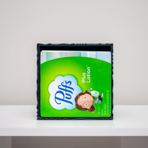 Tissue Box Cover Retro Wavy Squiggly Line Tissue Cover Kleenex Box ...