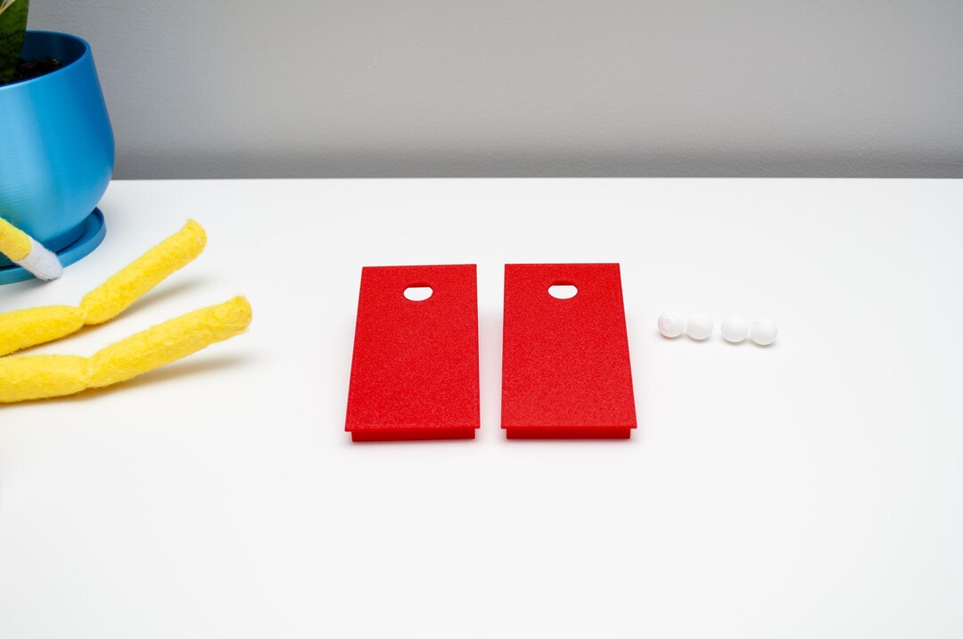Miniature Cornhole Set: Toy Elf Prop, 3D Printed With Snowballs - Etsy
