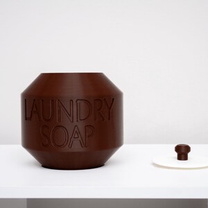 Laundry Soap Tablets Container With Lid Jar for Detergent Pods Storage ...