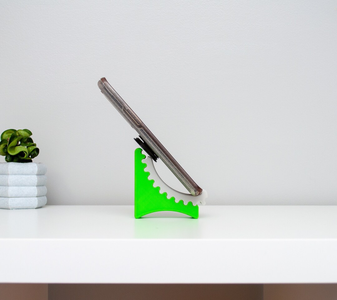 Small Adjustable Gear Phone Stand, Tablet Holder, Industrial Decor - Etsy