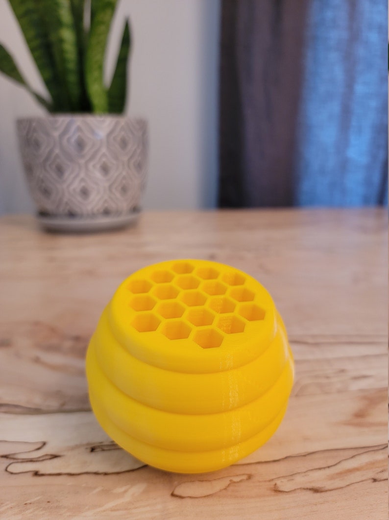 Honeycomb Beehive 19 Hole Desk Organizer Slim Pen or - Etsy
