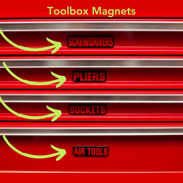 Magnetic Labels for the Toolbox - Etsy