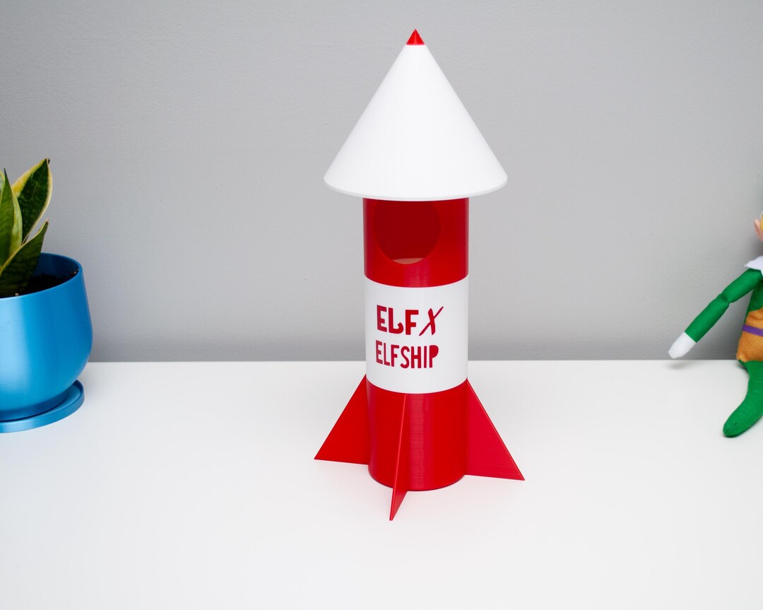 Christmas Rocket Ship for Toy Elf Prop Fun Idea - Etsy