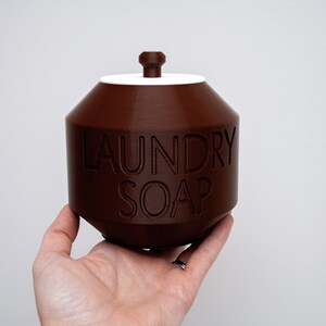 Laundry Soap Tablets Container With Lid Jar for Detergent Pods Storage ...