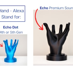 Hand Alexa Echo Dot Holder Stand Display for 4th 5th Gen or Premium ...