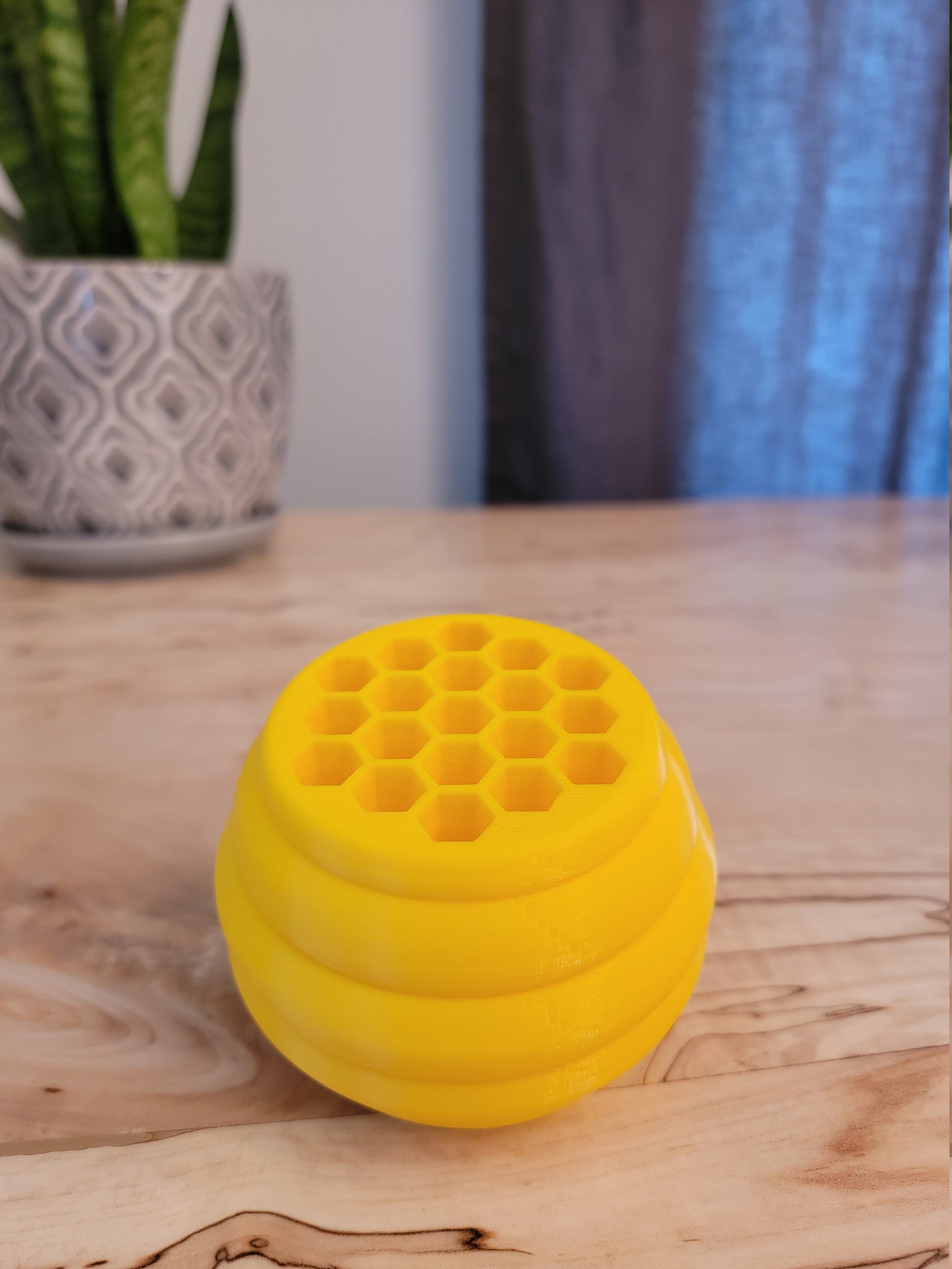 Honeycomb Beehive 19 Hole Desk Organizer Slim Pen or - Etsy