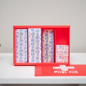 Bandage Storage Box With Sliding Lid, 3D Printed - Etsy