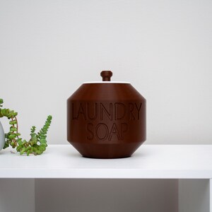 Laundry Soap Tablets Container With Lid Jar for Detergent Pods Storage ...