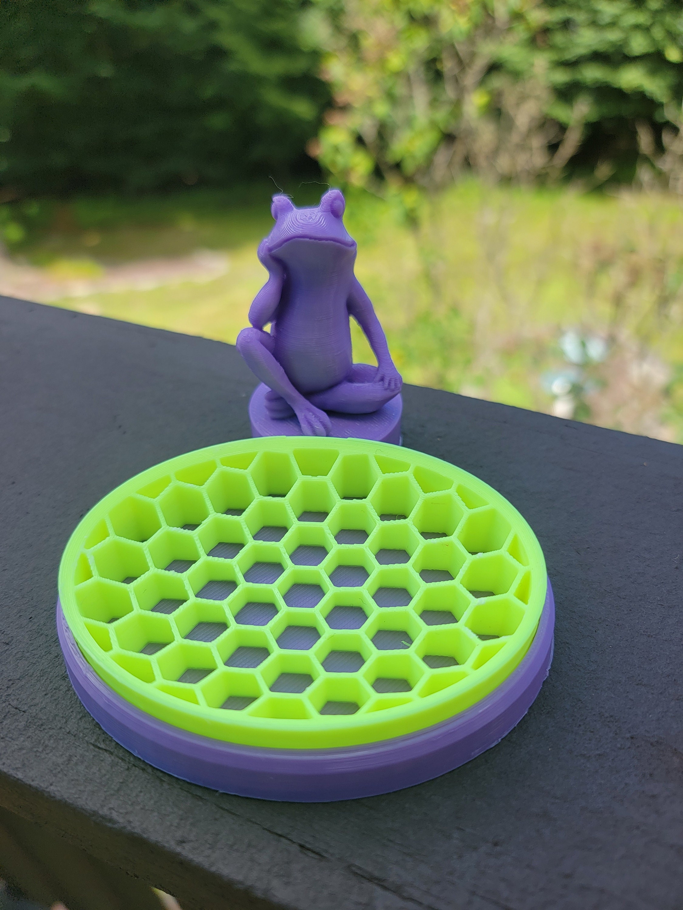 Frog Oval 2 Piece Soap Dish Sponge Holder Fun Soap - Etsy