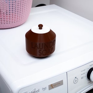 Laundry Soap Tablets Container With Lid Jar for Detergent Pods Storage ...