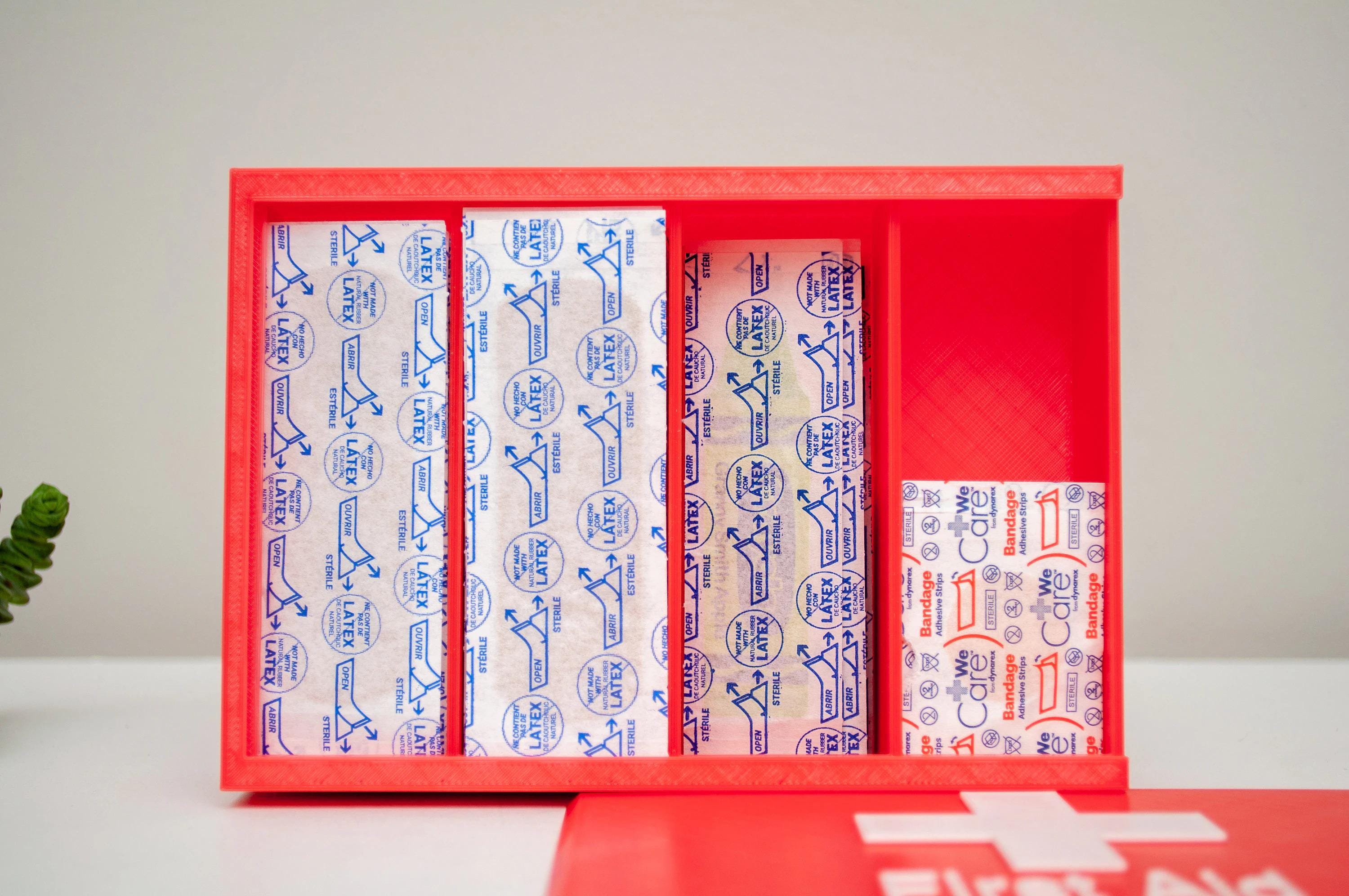 Bandage Storage Box With Sliding Lid, 3D Printed - Etsy