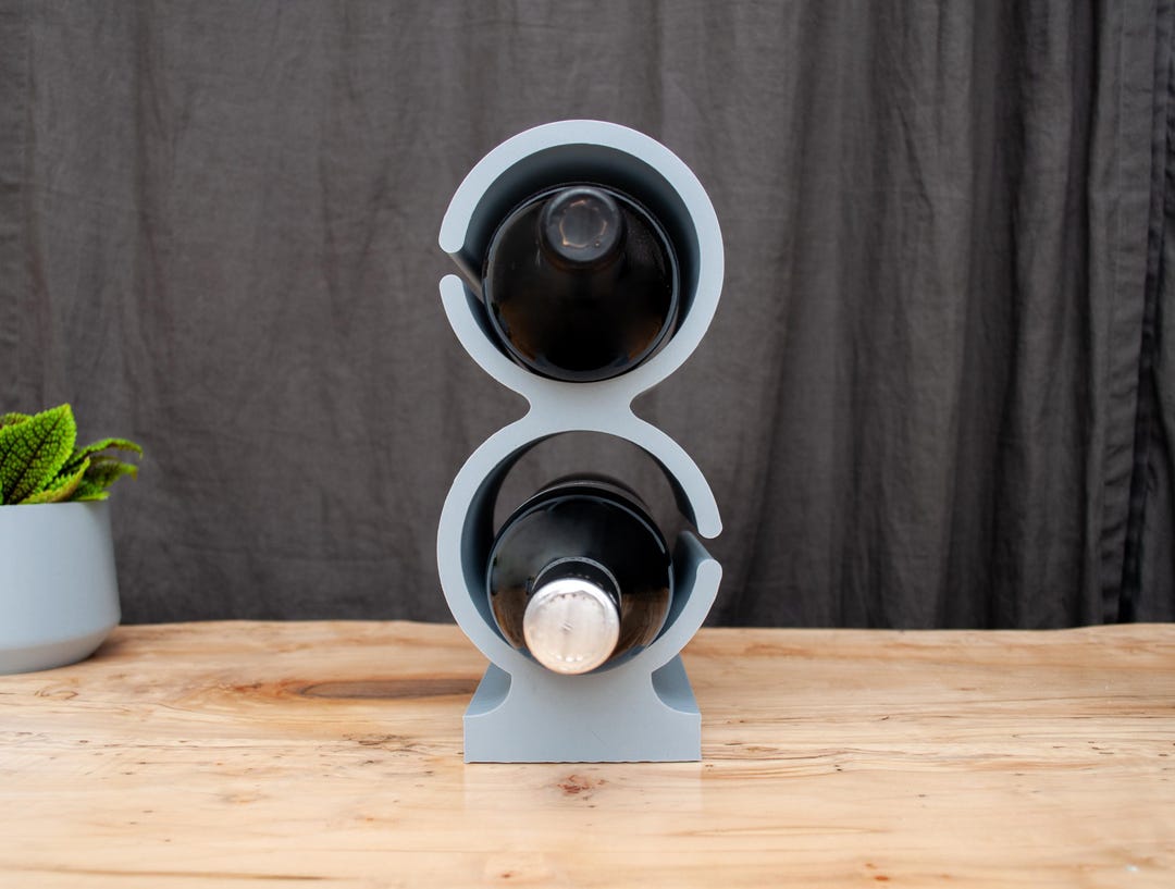 2 Bottle Wine Rack Tier Bottle Holder Stand Countertop Wine Rack ...