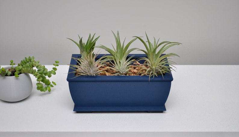 Shallow Rectangular Planter Box Pot for Shallow Roots - Etsy