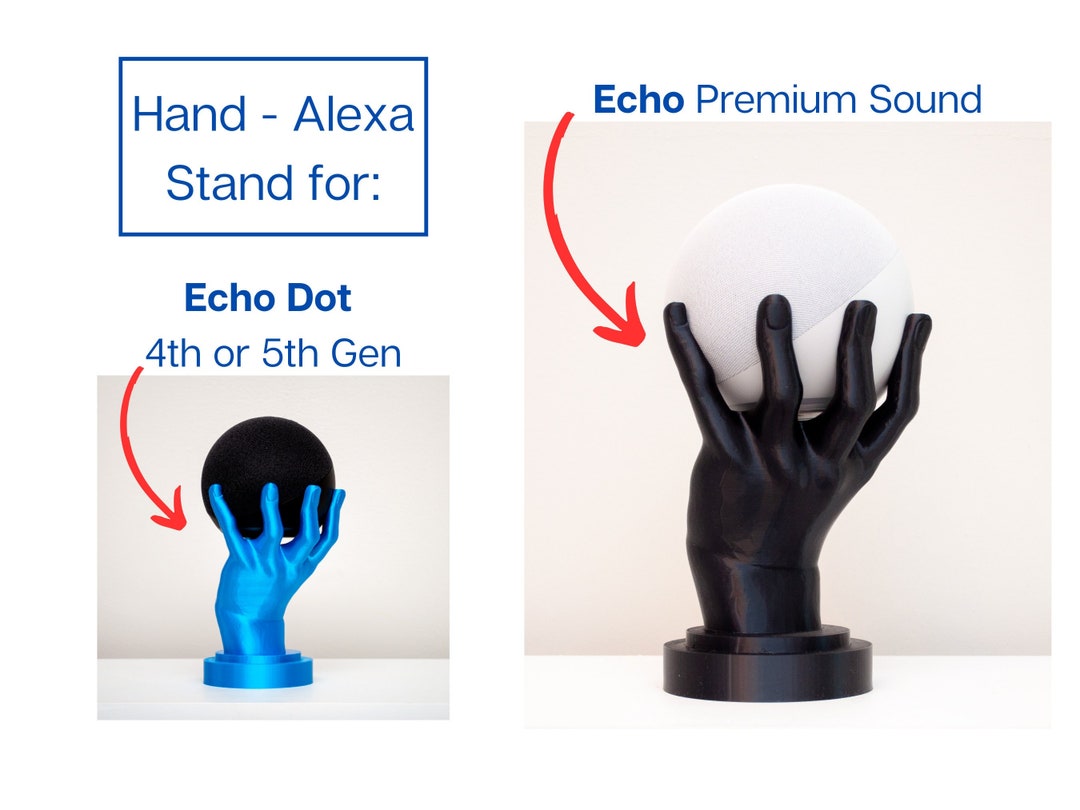 Hand Alexa Echo Dot Holder Stand Display for 4th 5th Gen or Premium ...
