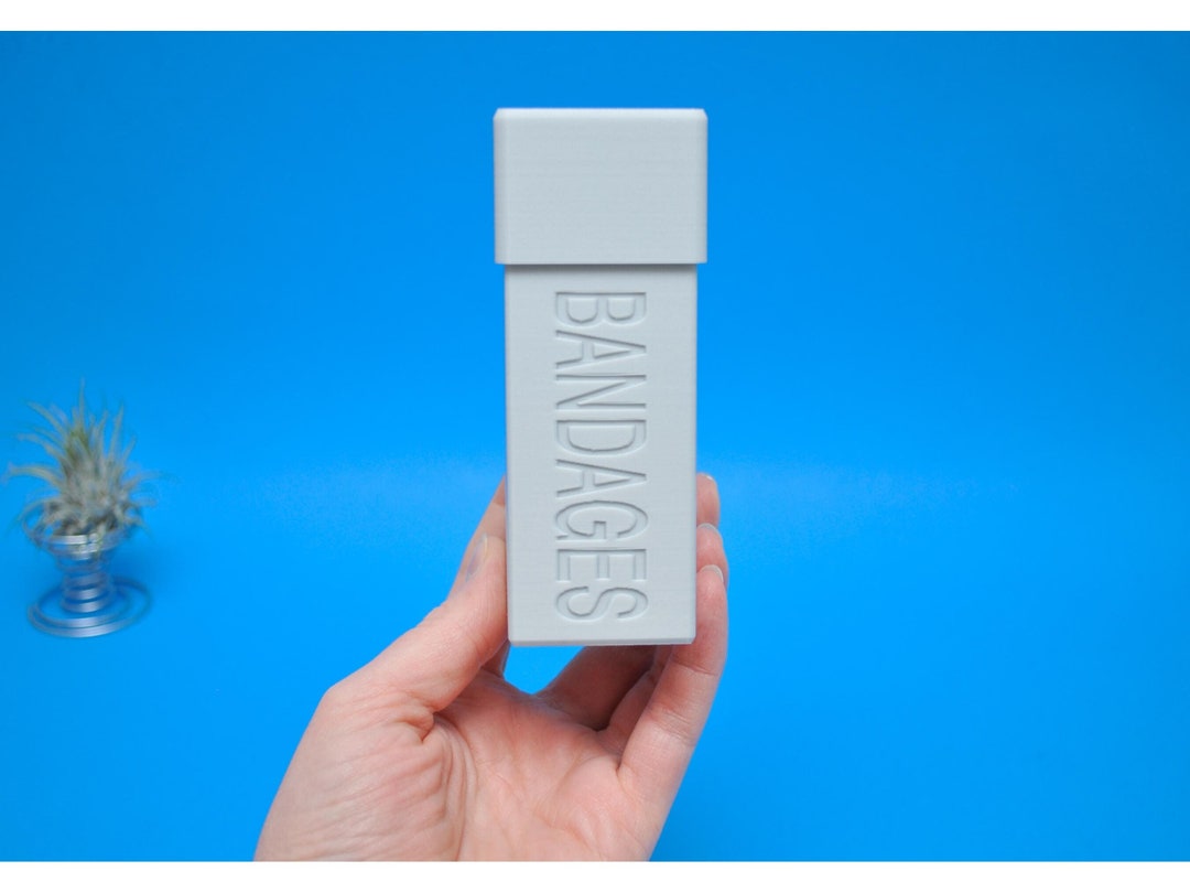 Bandage Storage With Lid Ointment Storage Bandage Box Jar 2 Slots First ...