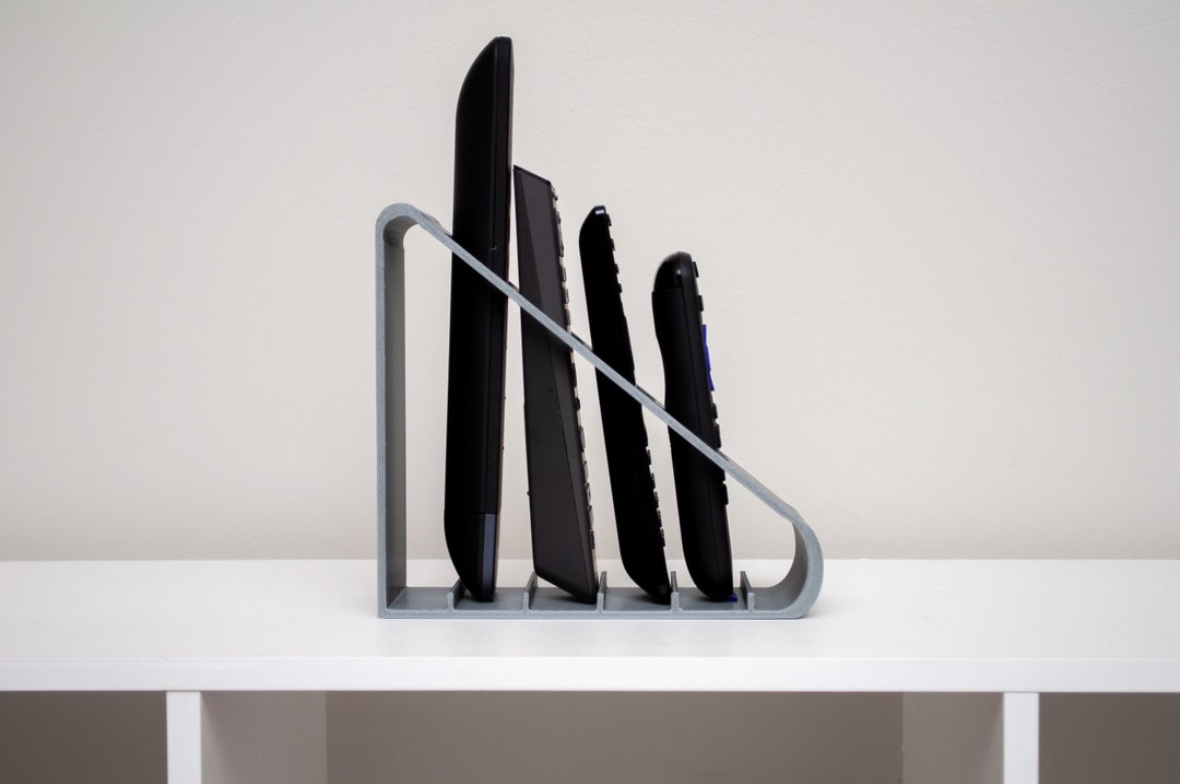 4 Pocket Remote Control Holder Caddy Scandinavian Minimalist - Etsy