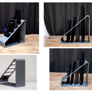 4 Pocket Remote Control Holder Caddy | Scandinavian Minimalist Boho ...