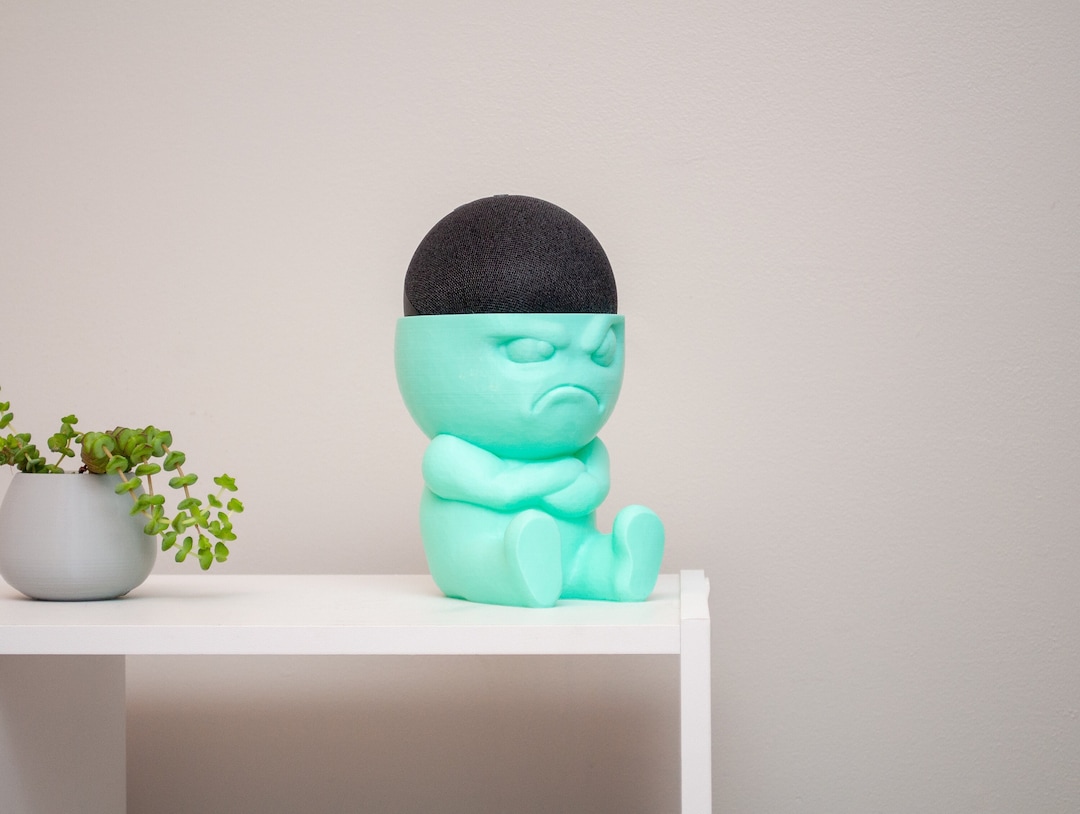 Grumpy Alexa Echo Dot Holder Stand Display for 4th 5th Gen Desktop ...