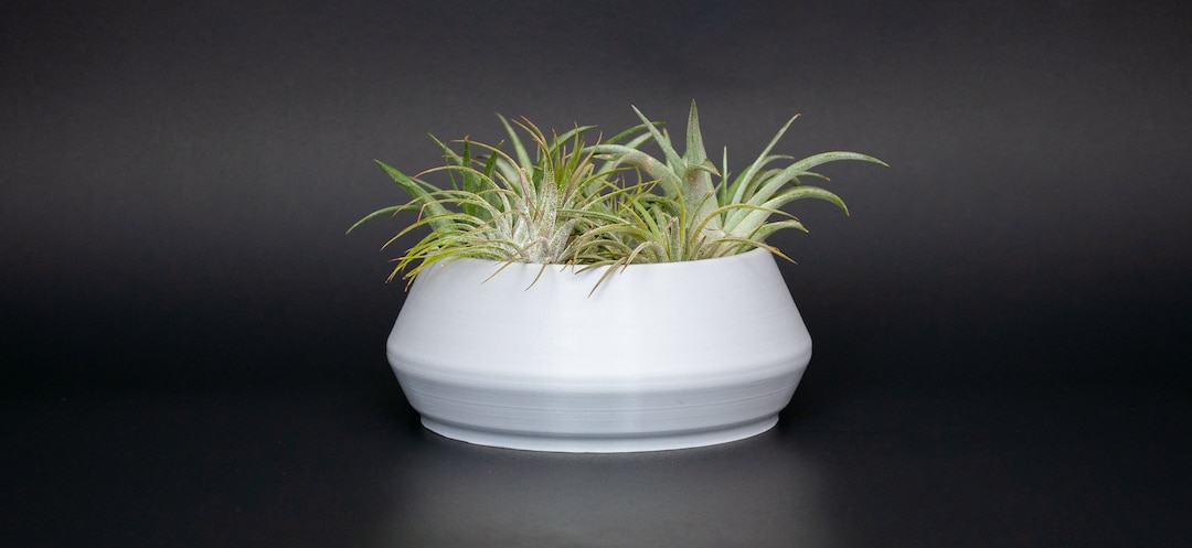 Shallow Planter | Pot for Shallow Roots | Succulents, Herbs | Large Air ...