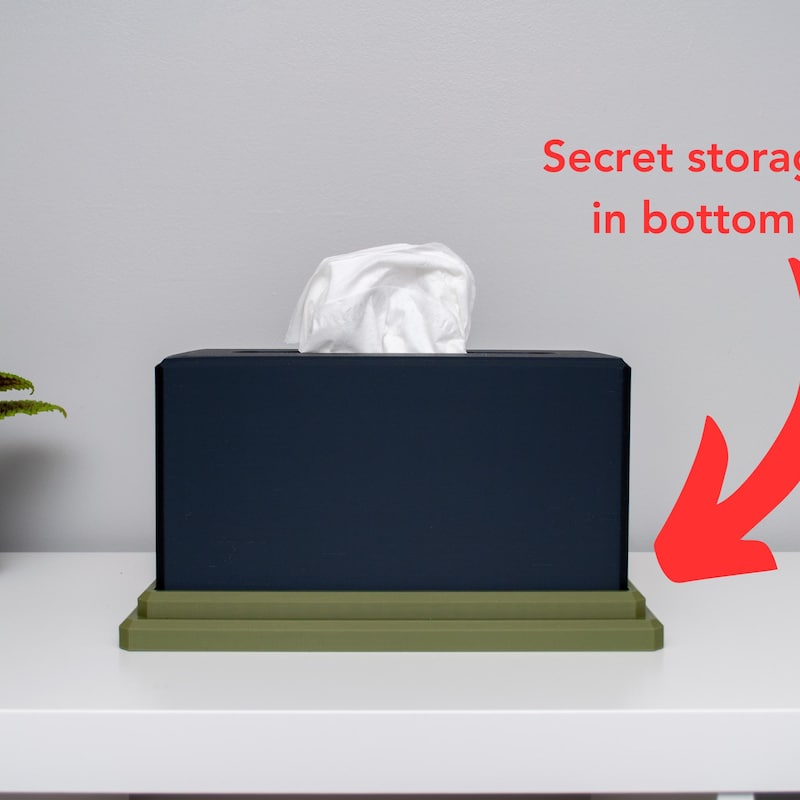 Secret Tissue Box - Etsy