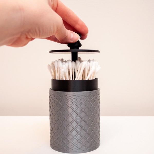 Qtip Jar - Etsy