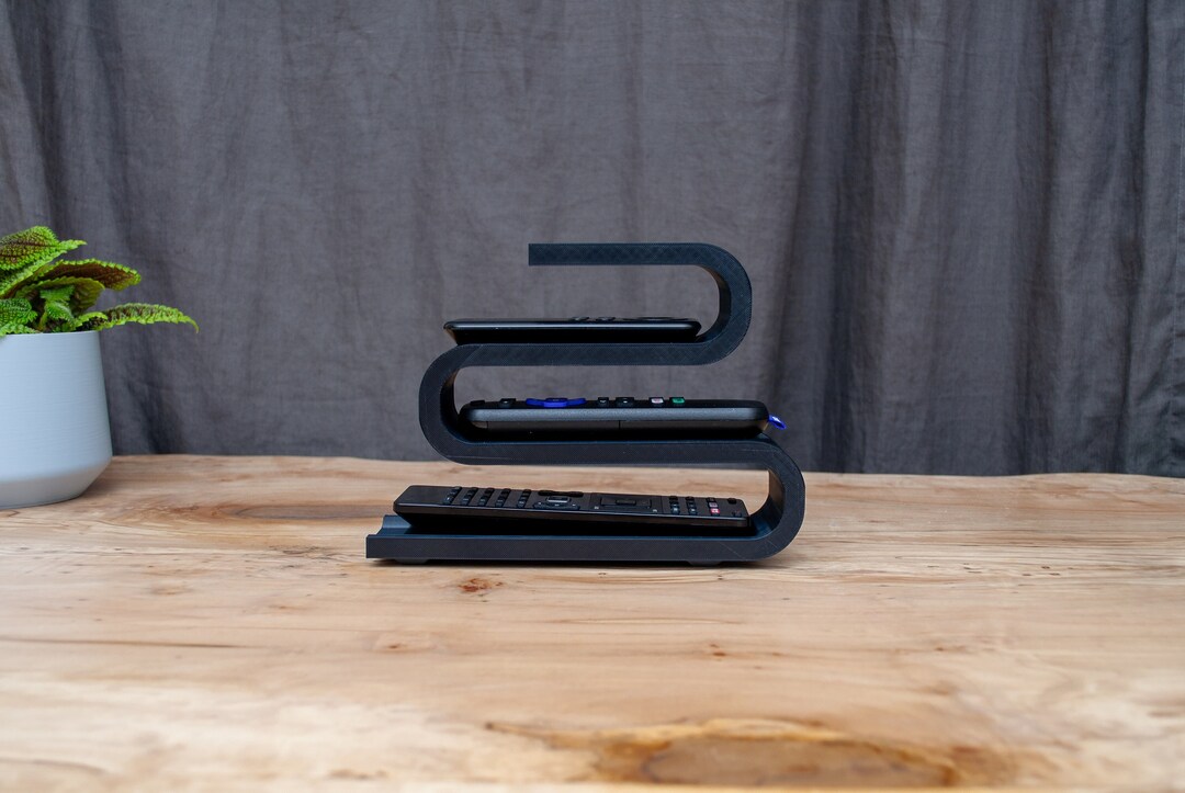 Modern 3 Tier Remote Control Holder for Table Caddy Tiered Tray Stand ...