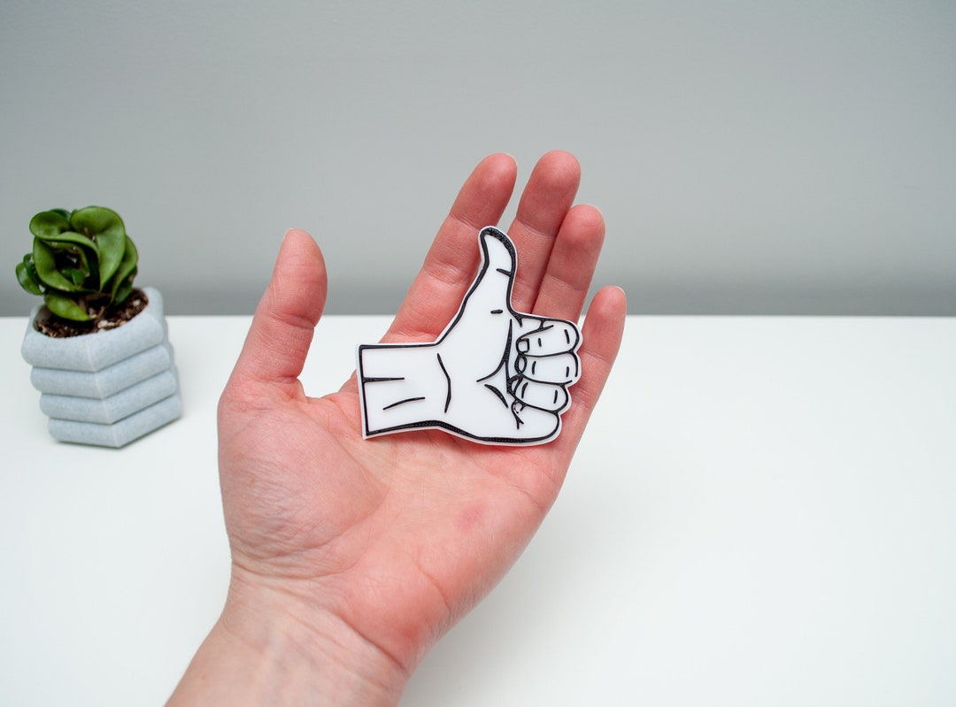 Thumbs up Magnet Thumbs Down Two Colors Dishwasher Sign Dishwash Magnet ...
