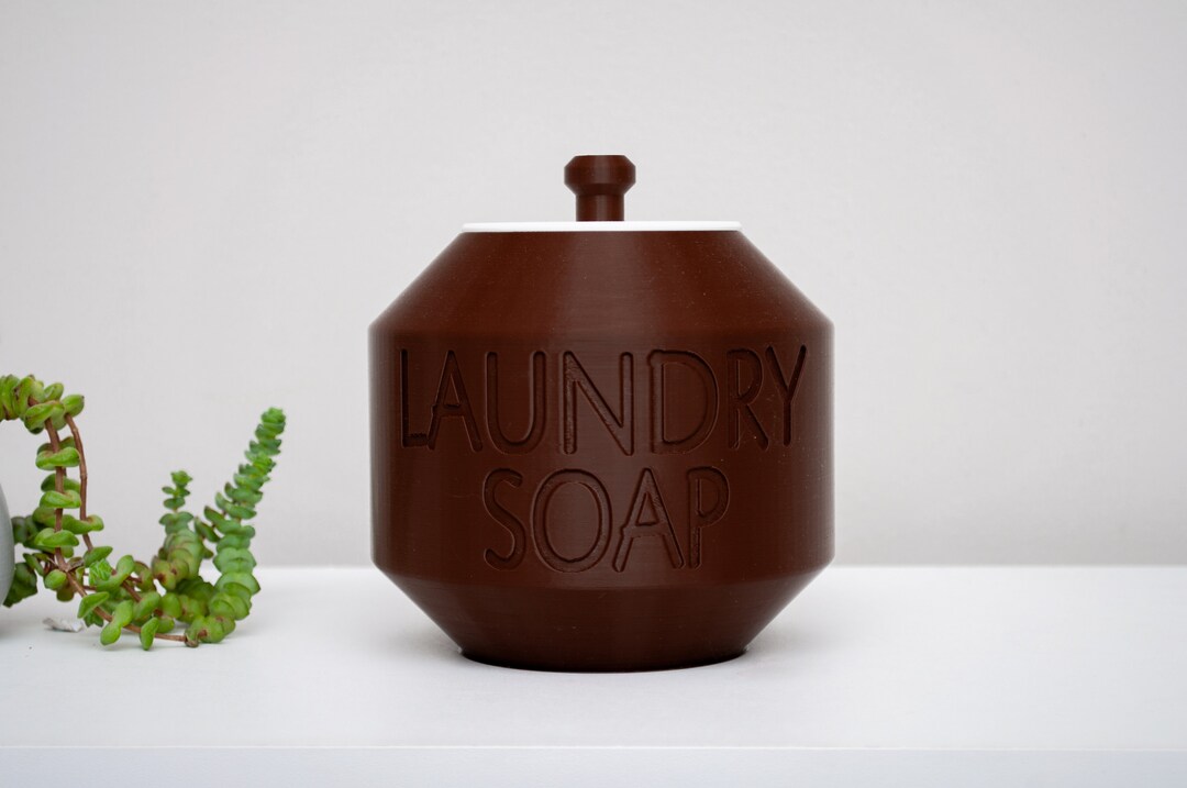 Laundry Soap Tablets Container With Lid Jar for Detergent Pods Storage ...