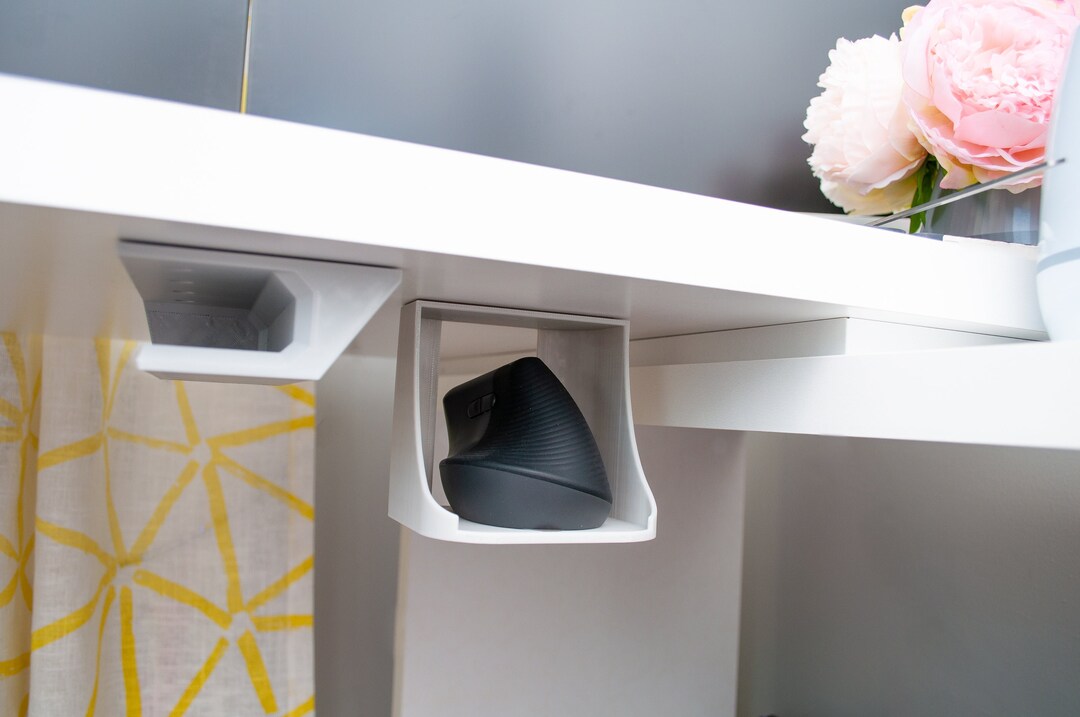 Ergonomic Mouse Space Saving Under Desk Mount for Mouse Sleek ...