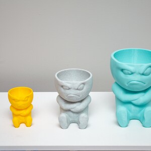 Grumpy Planter - He's Never Happy! | 3 Sizes | With or Without Drainage ...