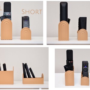 Boho Arch 4 Pocket Remote Control Holder Caddy TV Remote Organizer ...