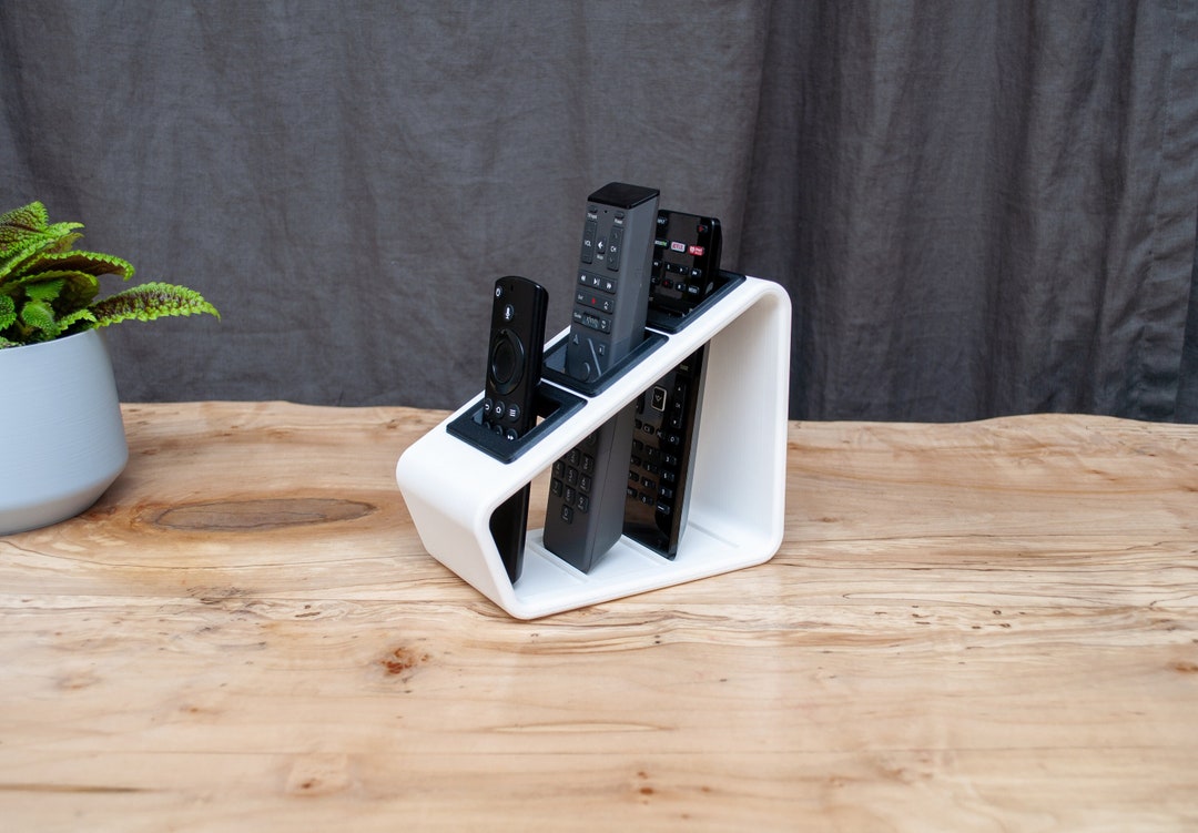 3 Pocket SLIM Multi Size Remote Control Holder Caddy Scandinavian ...