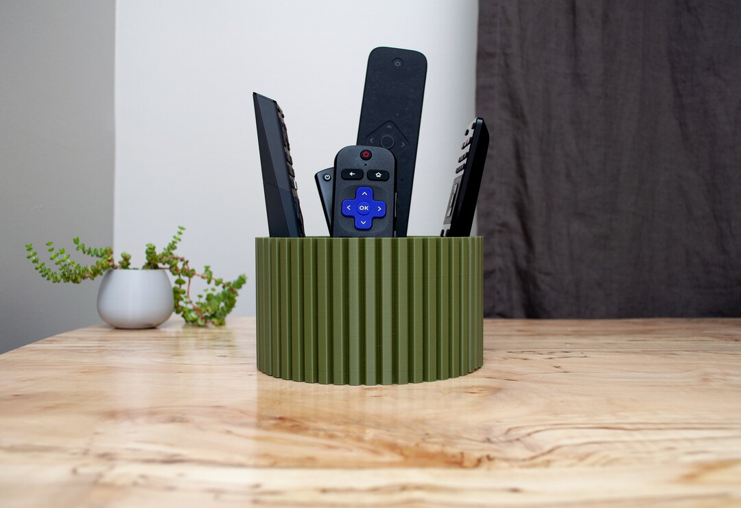 5 Pocket Remote Control Holder Caddy TV Remote Organizer Gifts Remote ...