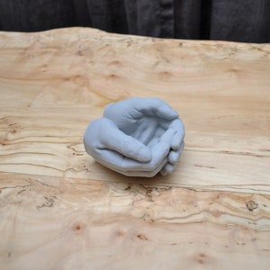 Cupped Hands Bowl Hands Planter Air Plant Holder Heart Catchall Ring ...
