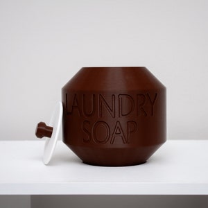 Laundry Soap Tablets Container With Lid Jar for Detergent Pods Storage ...