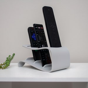 3-pocket Remote Control Holder, Minimalist TV Caddy - Etsy