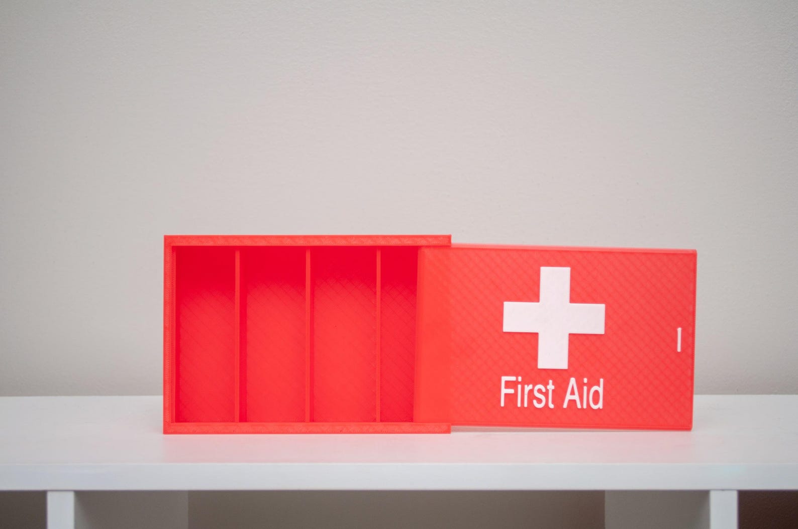 Bandage Storage Box With Sliding Lid, 3D Printed - Etsy