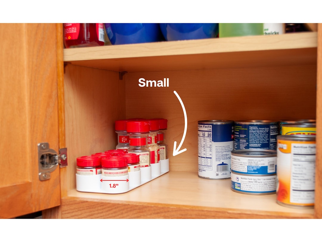 3D Printed Spice Rack Organizer: Holds 10 Bottles - Etsy